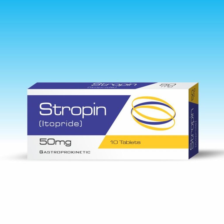 Stropin 50mg Tablets (Itopride) – Biocare Pharmaceuticals